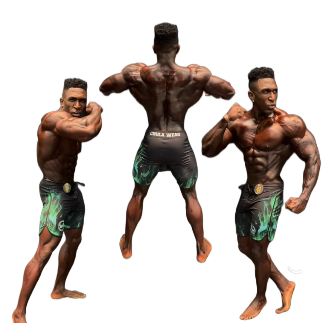 Men’s Physique Shorts | Chula Wear® Official Bodybuilding Stage Shorts ...